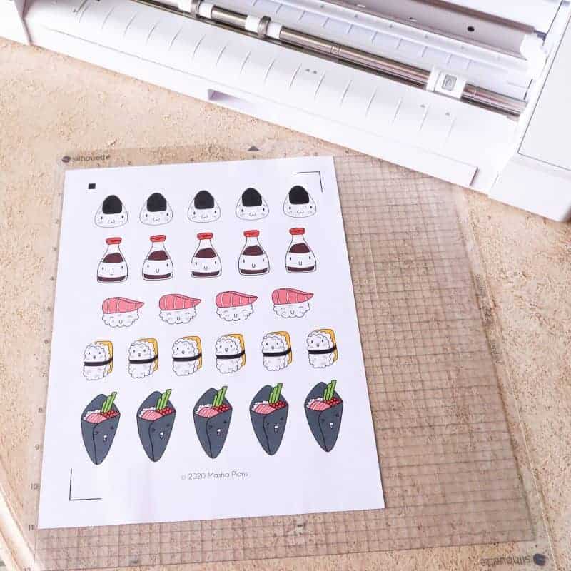 How To Make Stickers With Silhouette Cameo | Masha Plans