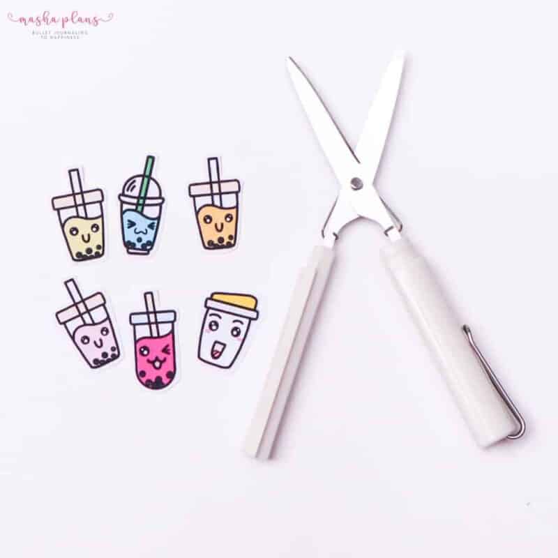 How To Make Printable Stickers For Your Bullet Journal | Masha Plans