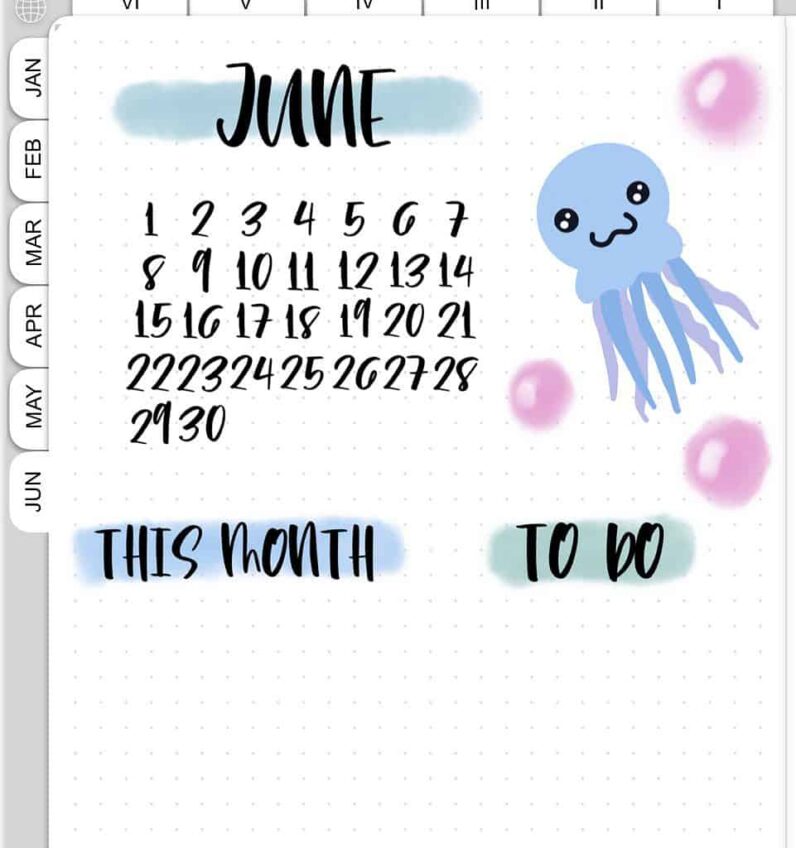 June In My Digital Planner: Plan With Me | Masha Plans