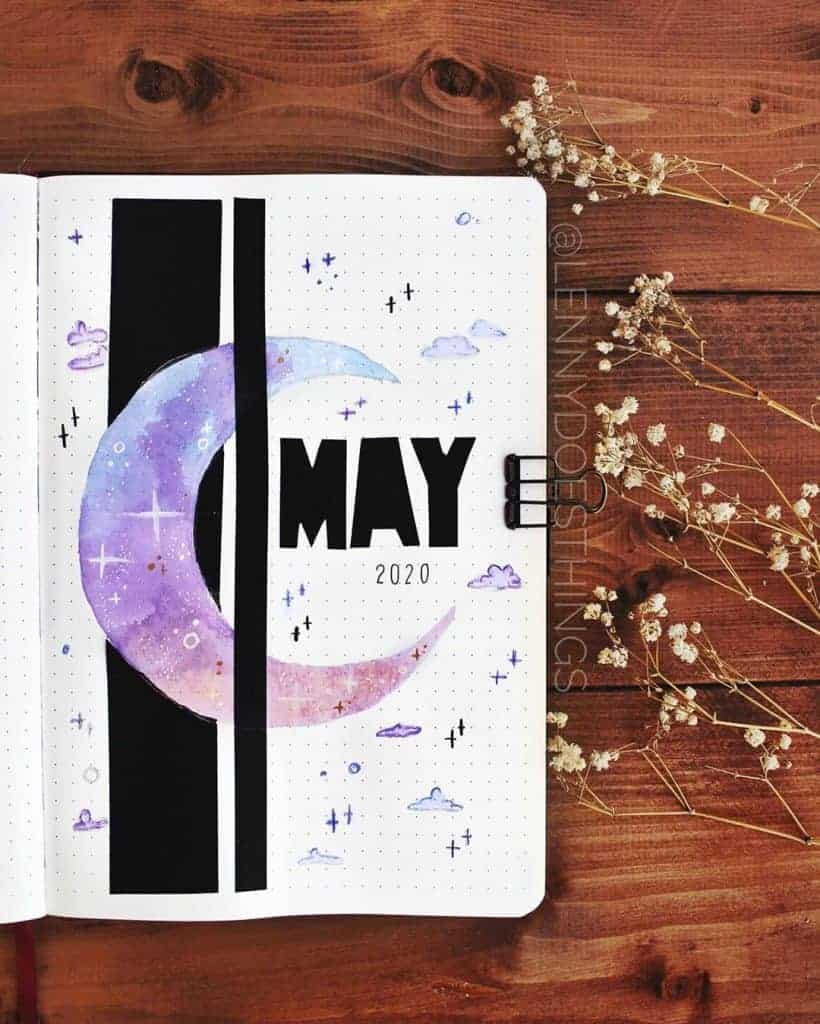 55+ Space and Galaxy Bullet Journal Theme Inspirations | Masha Plans