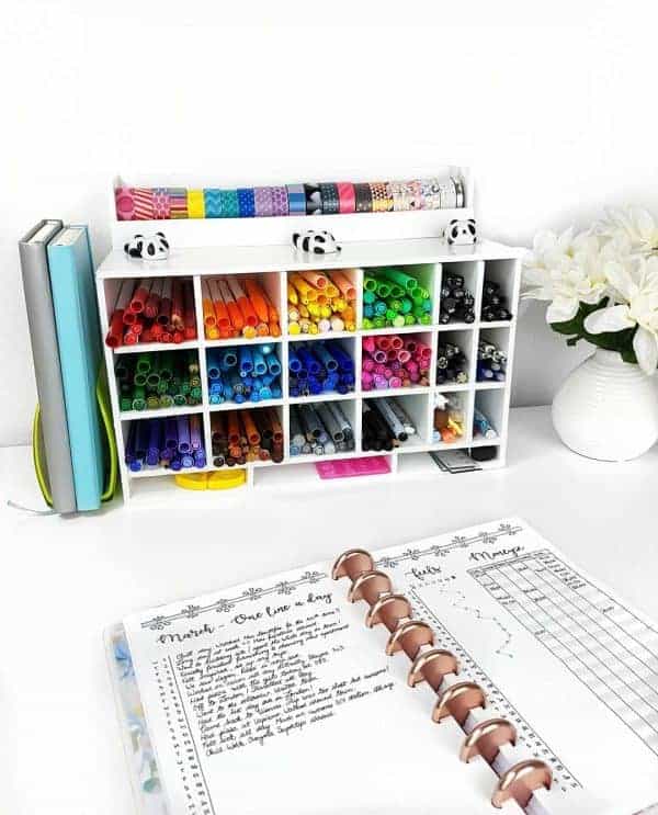 How To Organize Your Bullet Journal Supplies | Masha Plans