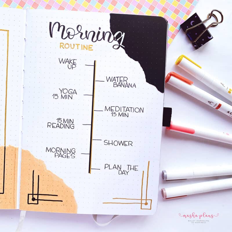 Creating Routines In Your Bullet Journal For Success And Structure ...