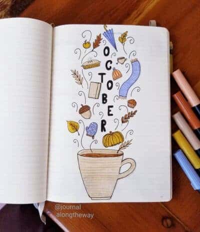 35+ Enchanting Fall Bullet Journal Themes and Page Ideas | Masha Plans