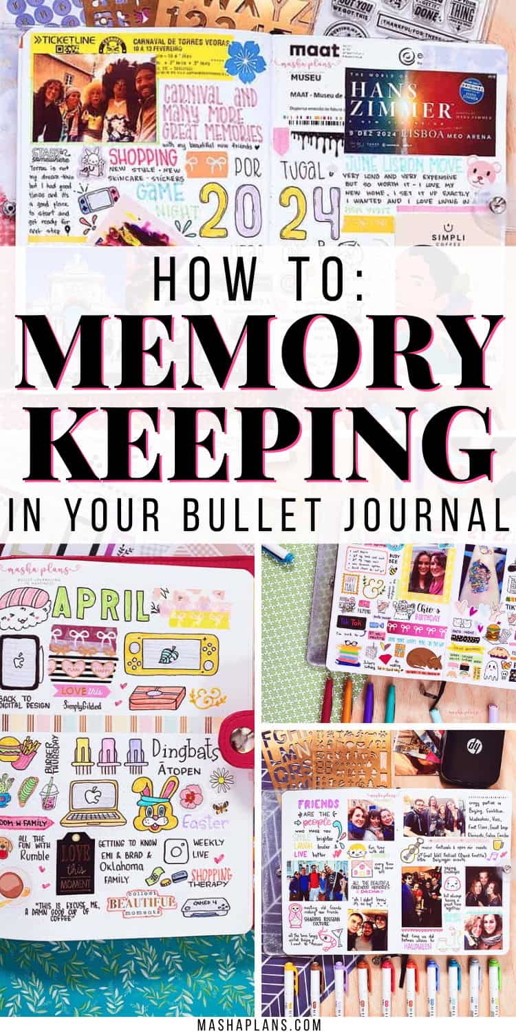 How To: Memory Keeping In Your Bullet Journal