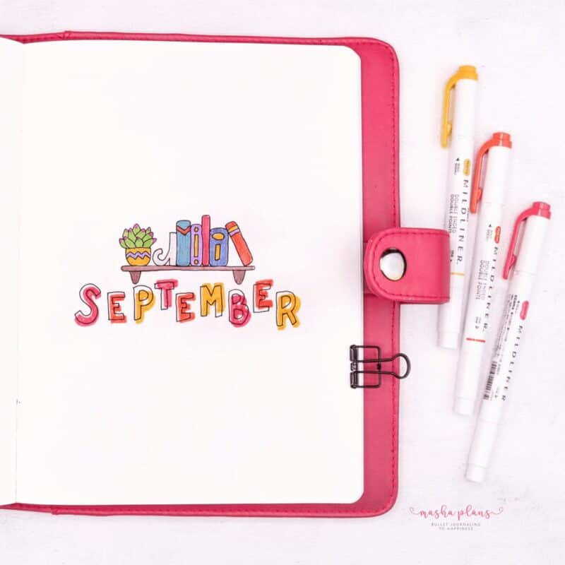 37 Brilliant Book Bullet Journal Theme Ideas And Inspirations | Masha Plans
