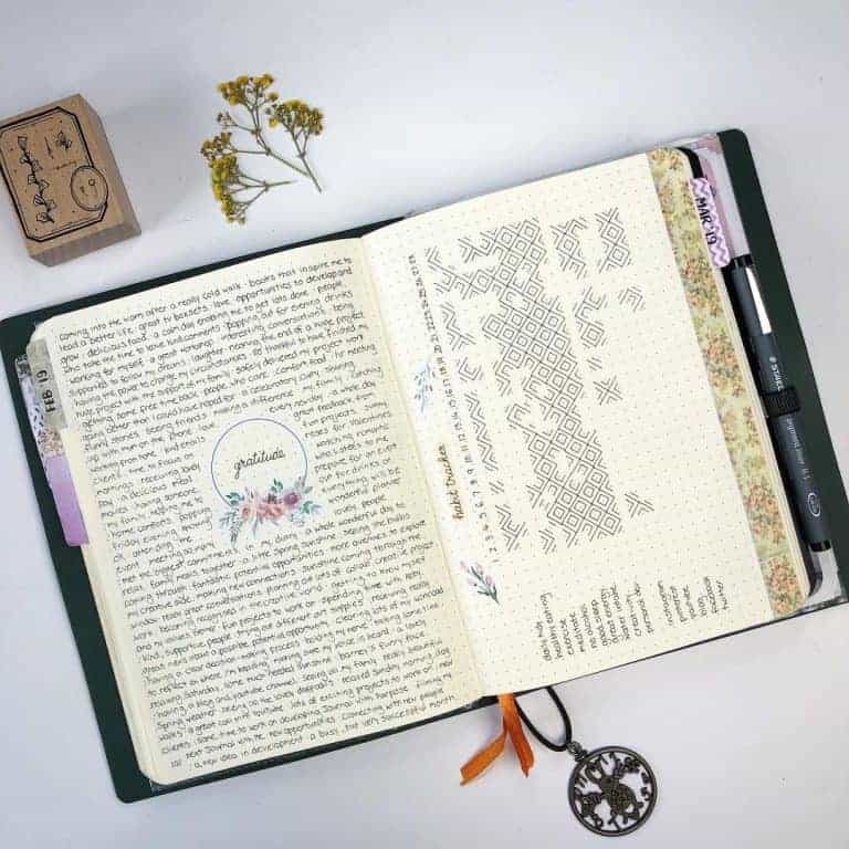 Bullet Journal Gratitude Log For Happiness In Your Life | Masha Plans