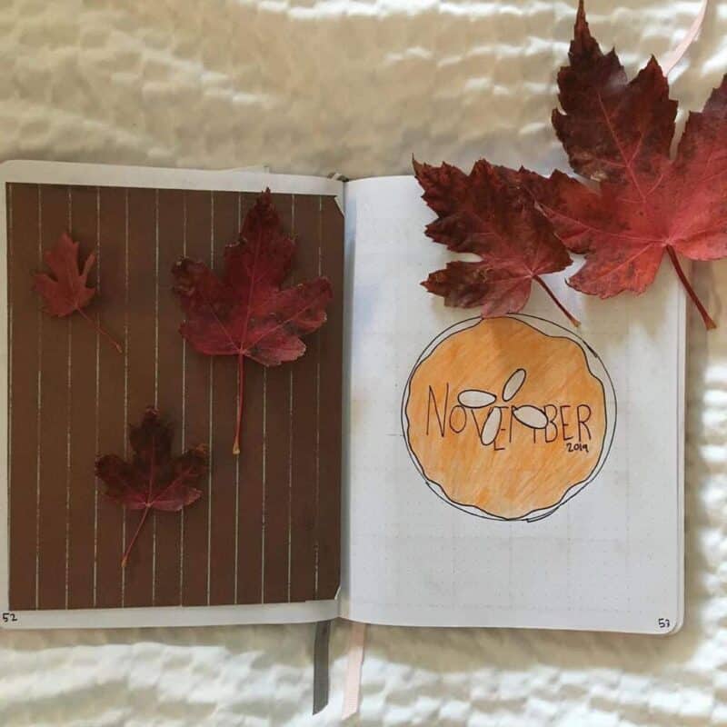 35+ Enchanting Fall Bullet Journal Themes and Page Ideas | Masha Plans