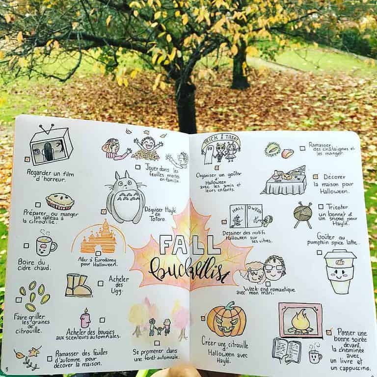 31 Fall Bucket List Ideas and Bullet Journal Inspirations | Masha Plans
