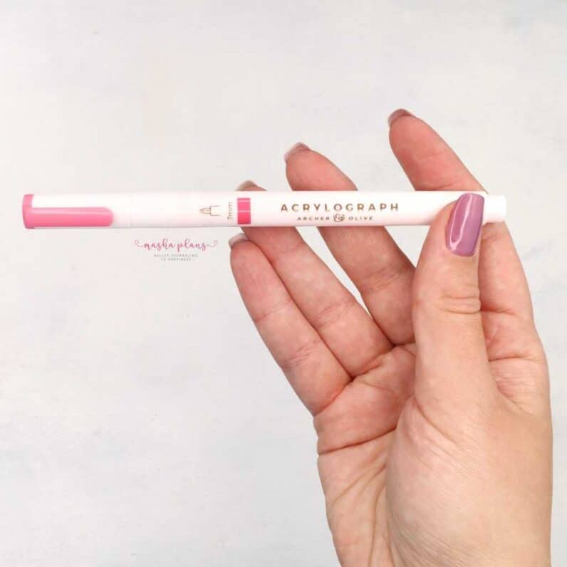 Archer and Olive Acrylograph Pens Review | Masha Plans