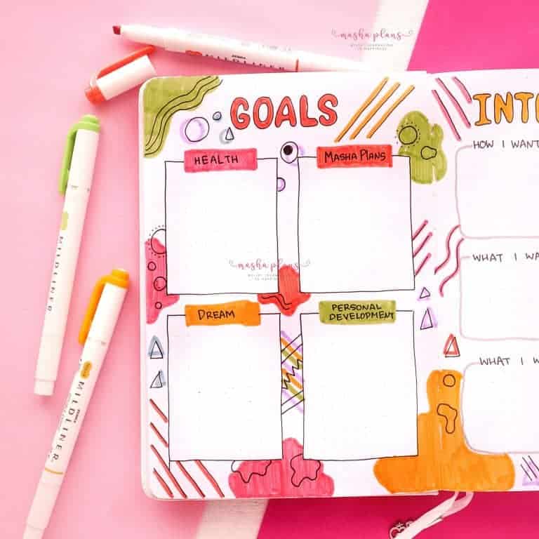 Plan With Me: My 2021 Bullet Journal Setup | Masha Plans