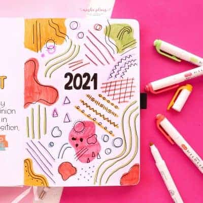 Creative Bullet Journal Cover Page Inspirations | Masha Plans