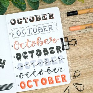 90+ Simple And Creative Bullet Journal Header And Title Ideas | Masha Plans