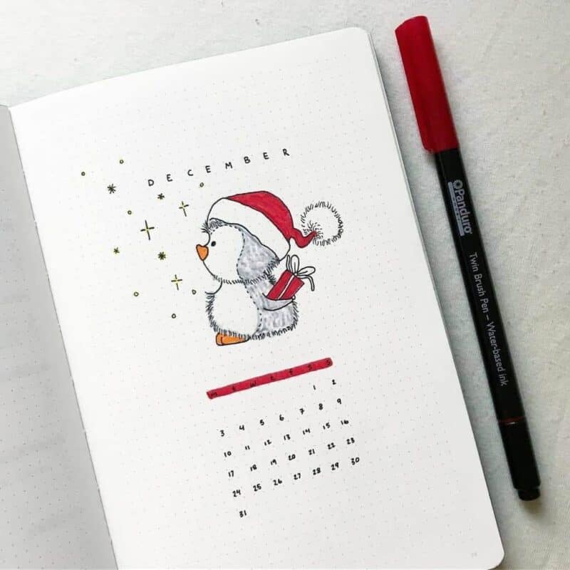 Amazing Winter Bullet Journal Theme And Page Ideas To Try This Season ...
