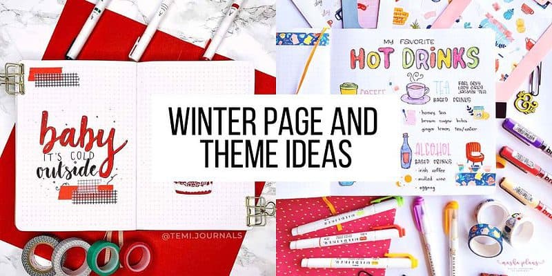 Amazing Winter Bullet Journal Theme And Page Ideas To Try This Season ...