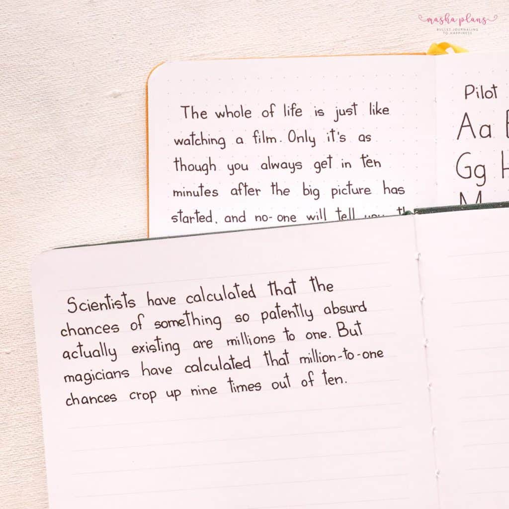 9 Easy Tricks To Improve Your Handwriting - Masha Plans