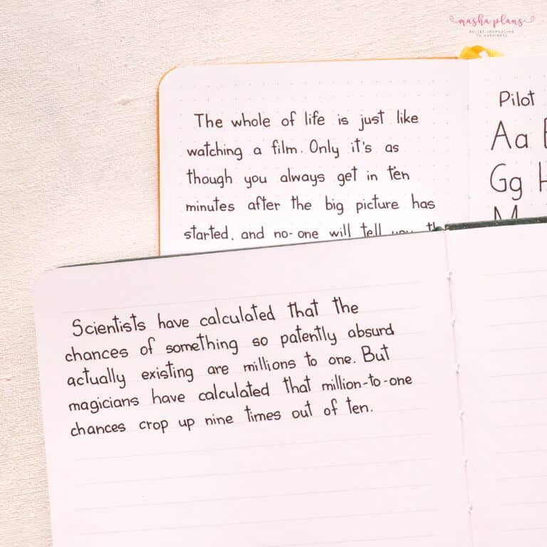 9 Easy Tricks To Improve Your Handwriting | Masha Plans