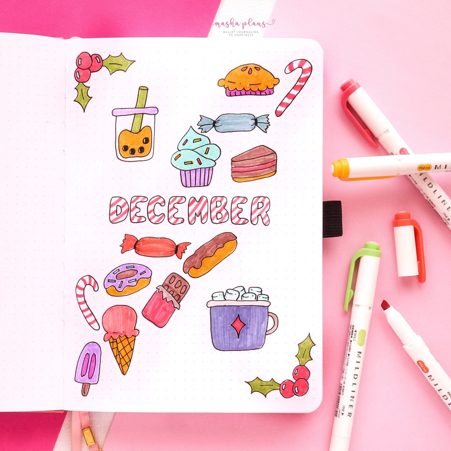 Amazing Winter Bullet Journal Theme And Page Ideas To Try This Season ...