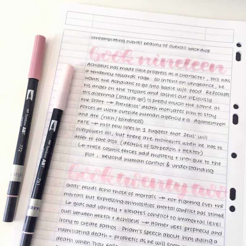 Aesthetic Handwriting Inspirations To Copy Right Away