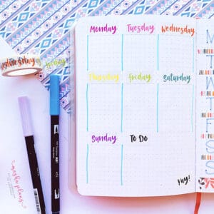 7 Ways To Use Washi Tape In Journals