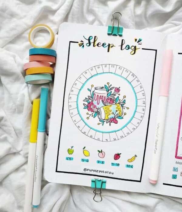 21 Adorable Bullet Journal Sleep Trackers For Better Sleep Habits ...