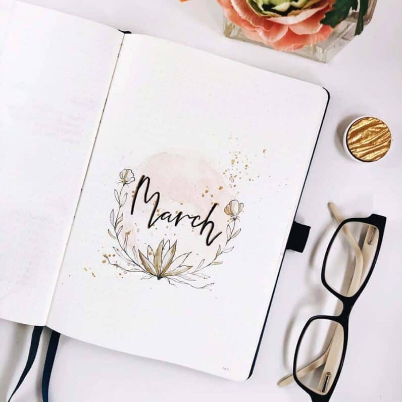 15 Creative March Bullet Journal Theme Ideas | Masha Plans