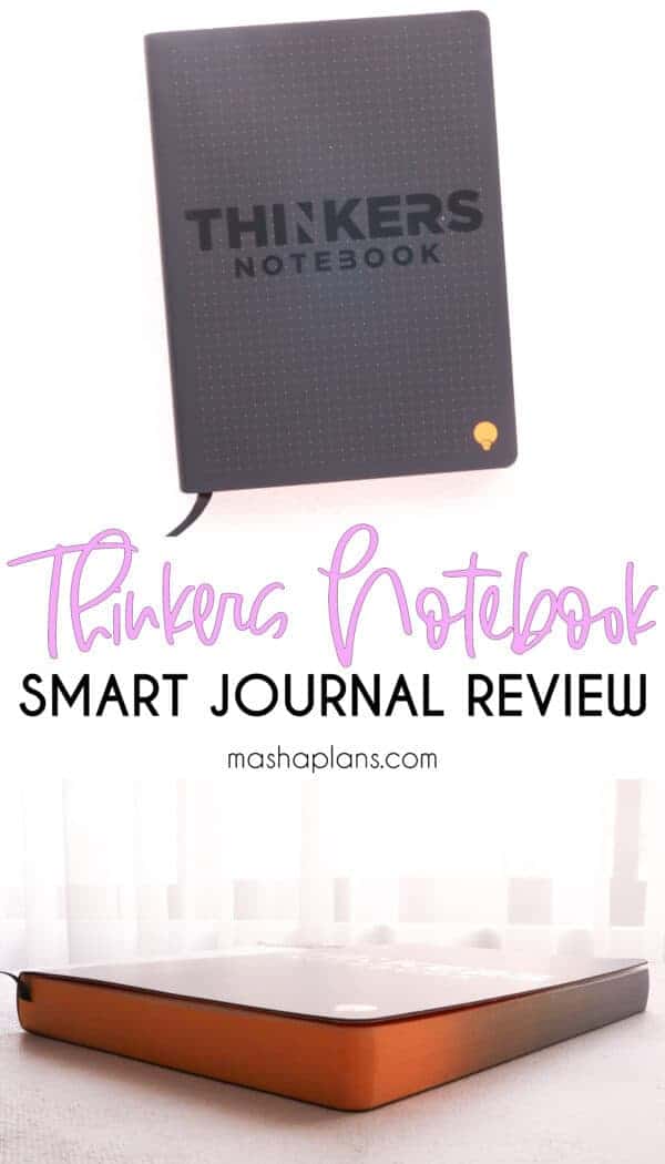 Smart Journal: Nuuna Thinkers Notebook Review - Masha Plans