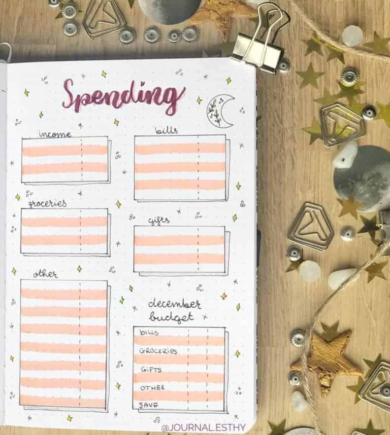Bullet Journal Budget Tracker Ideas To Organize Your Finances | Masha Plans