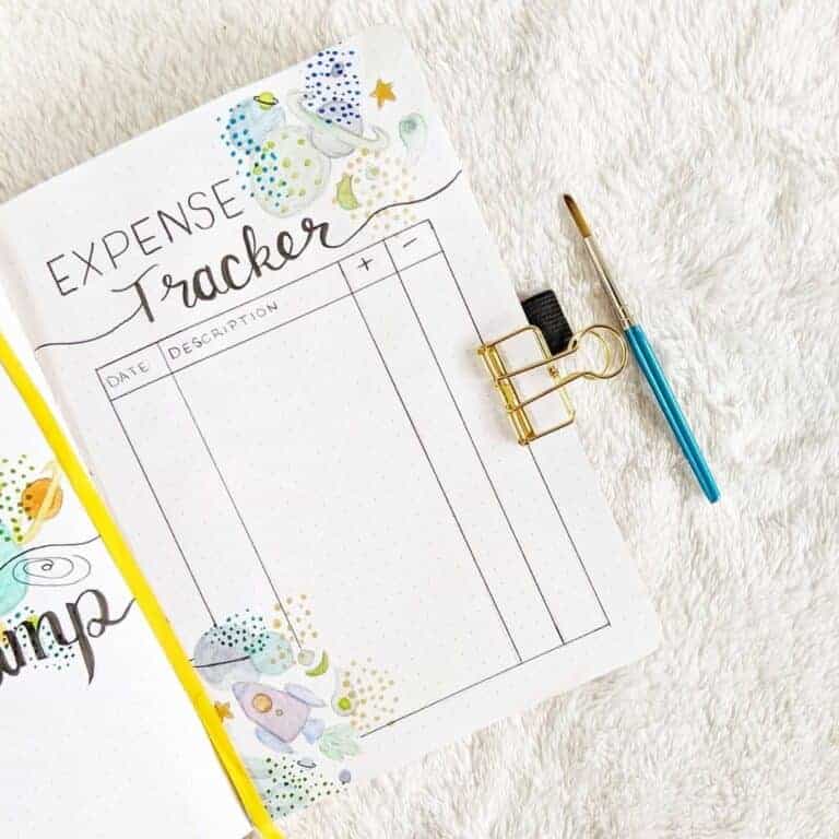 Bullet Journal Budget Tracker Ideas To Organise Your Finances