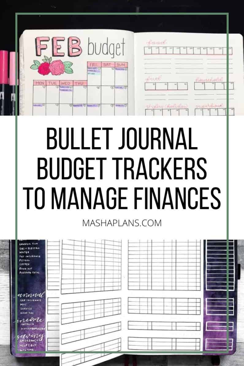 Bullet Journal Budget Tracker Ideas To Organise Your Finances