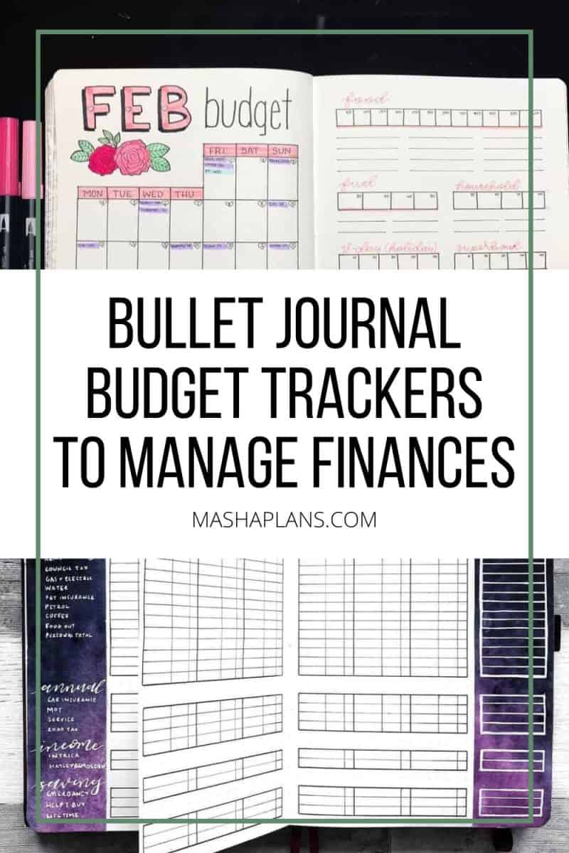 Bullet Journal Budget Tracker Ideas To Organise Your Finances