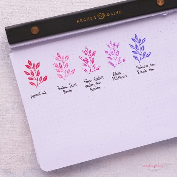 How To Use Bullet Journal Stamps | Masha Plans