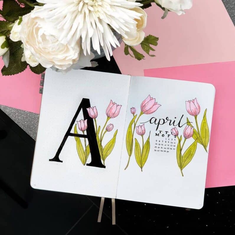 15 April Bullet Journal Theme Ideas | Masha Plans