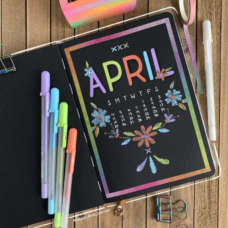 15 April Bullet Journal Theme Ideas | Masha Plans
