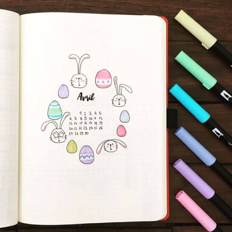 Easter Bullet Journal Ideas To Try This April | Masha Plans