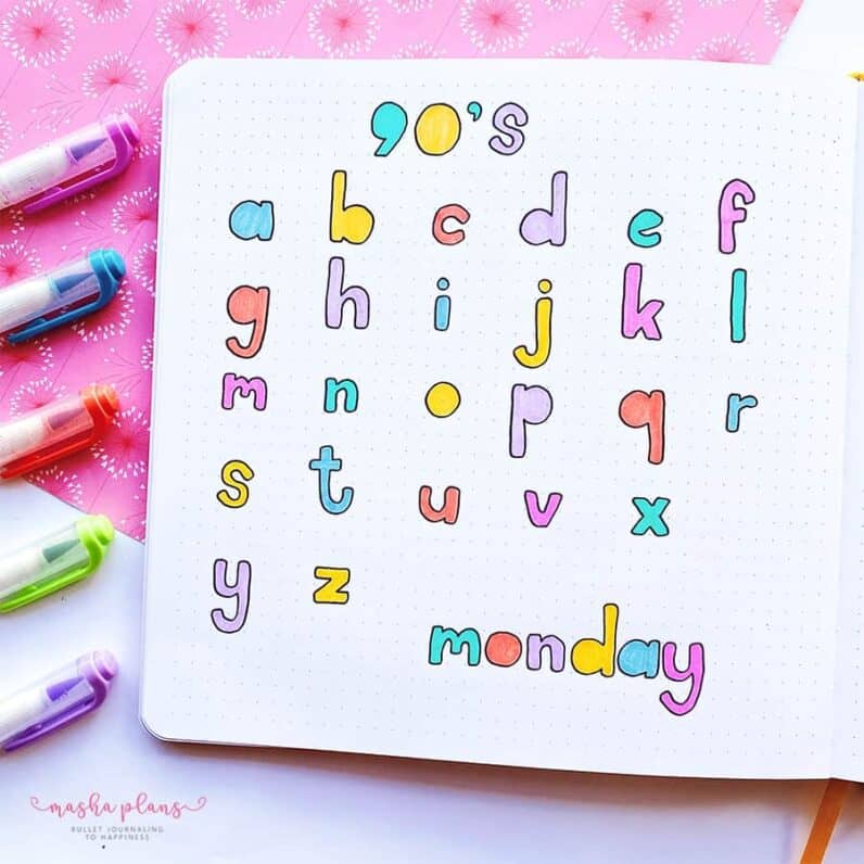 11 Fun & Easy Fonts For Hand Lettering