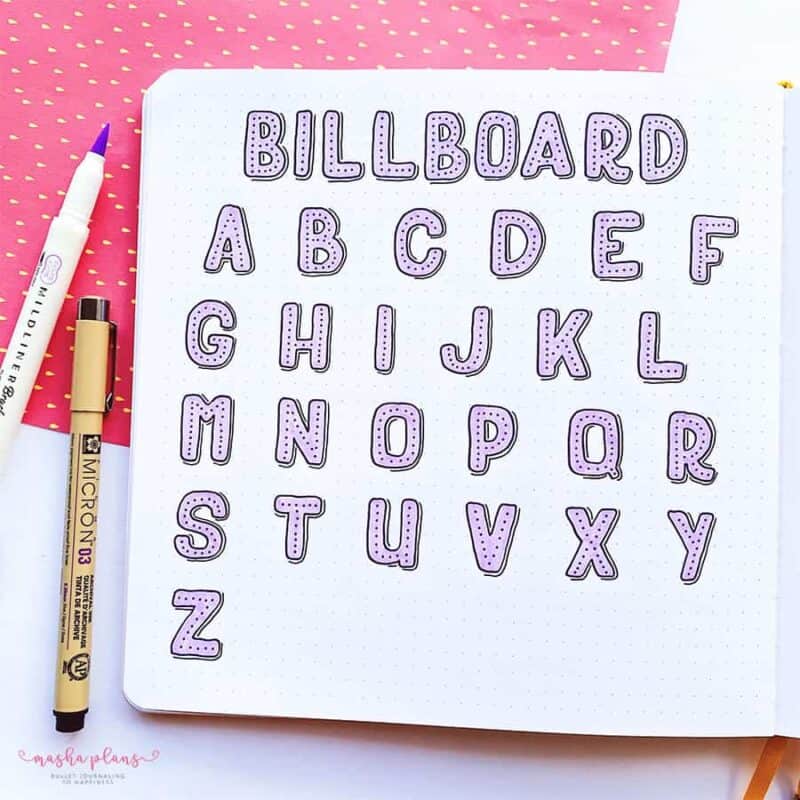 11 Fun & Easy Fonts For Hand Lettering