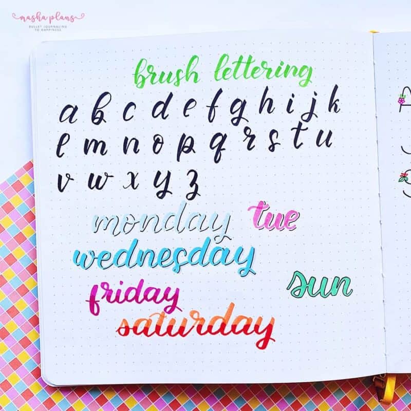 5 Engaging Lettering Exercises To Spark Creativity | Masha Plans