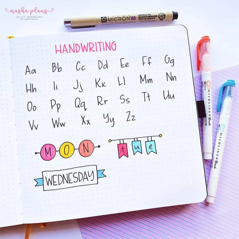 5 Easy Handwriting Fonts You'll Love | Masha Plans