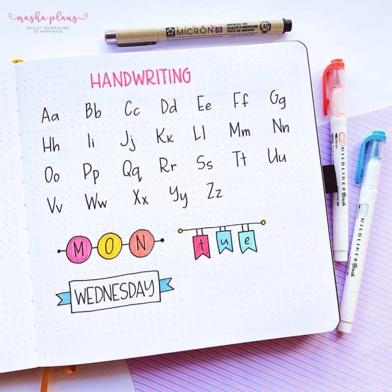 5 Easy Handwriting Fonts You'll Love | Masha Plans