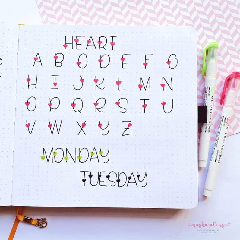 7 Bullet Journal Header Font Ideas To Elevate Your Pages