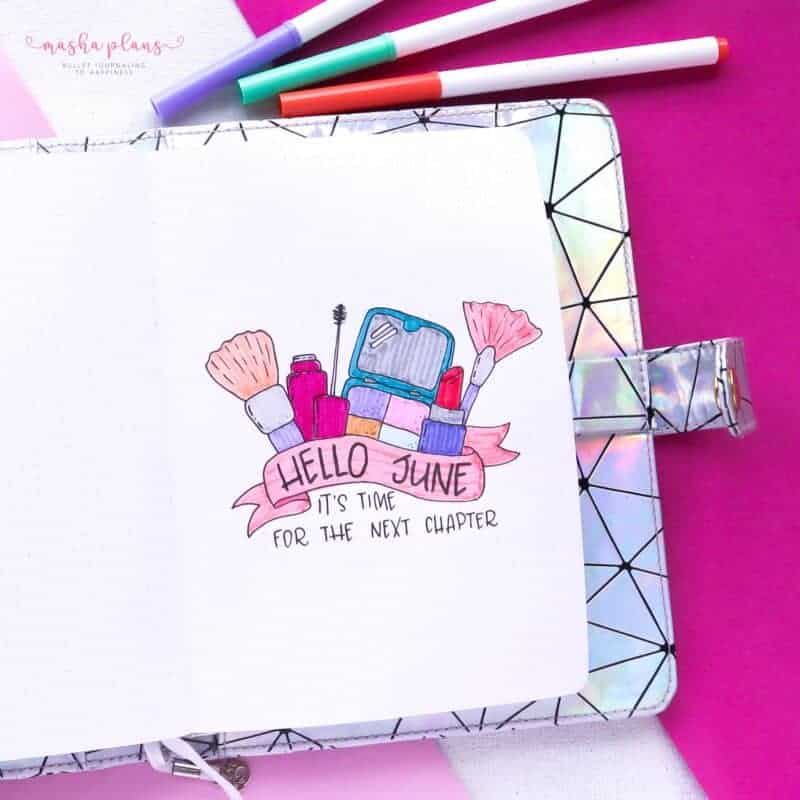 Makeup Bullet Journal Theme Inspirations | Masha Plans