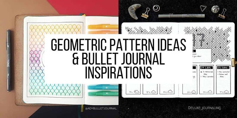 13 Simple Patterns For Your Geometric Bullet Journal Pages | Masha Plans