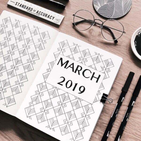 Spring Cover Page Ideas For Your Bullet Journal | Masha Plans