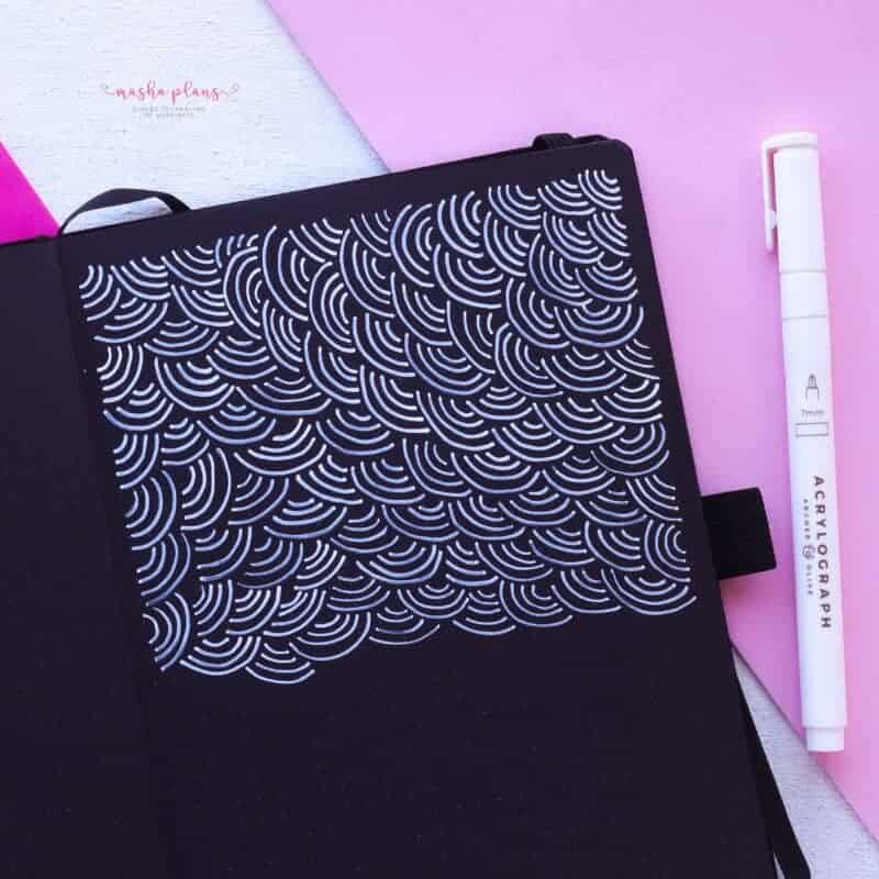 13 Simple Patterns For Your Geometric Bullet Journal Pages | Masha Plans