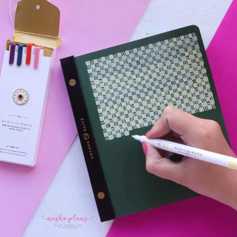 13 Simple Patterns For Your Geometric Bullet Journal Pages | Masha Plans