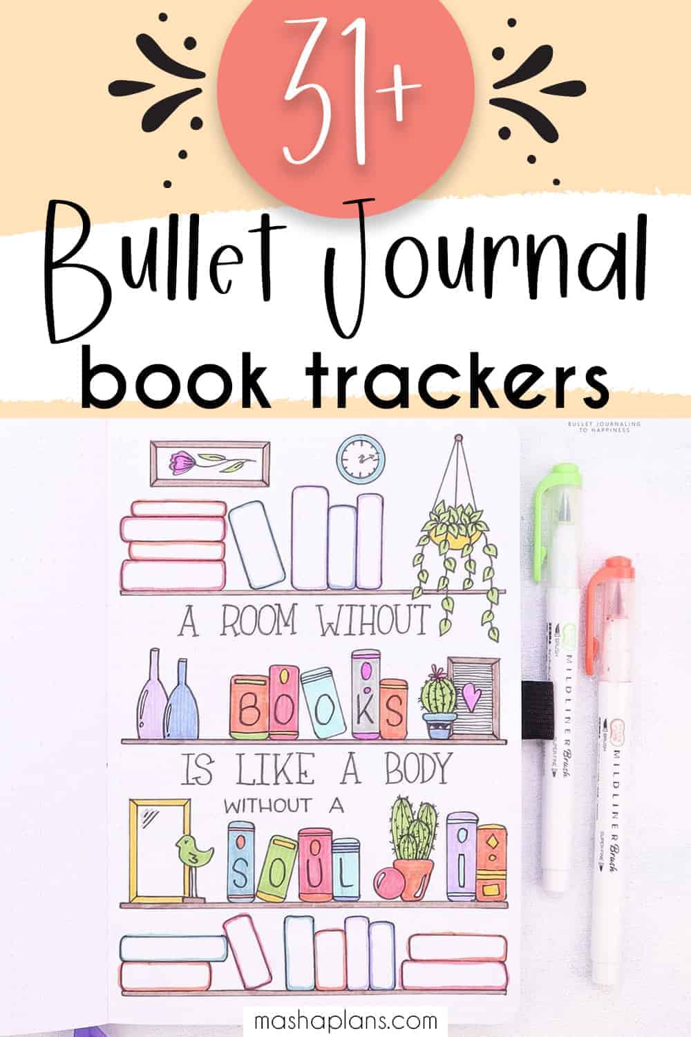 31+ Creative Bullet Journal Book Tracker Pages