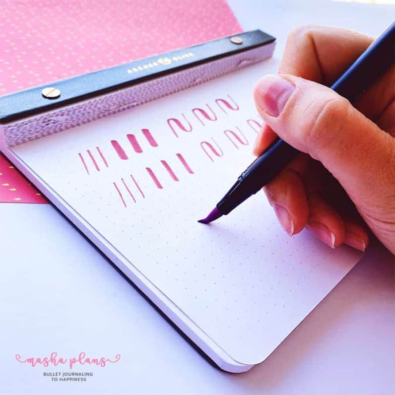 The Best Brush Lettering Pens For Calligraphy Beginners | Masha Plans