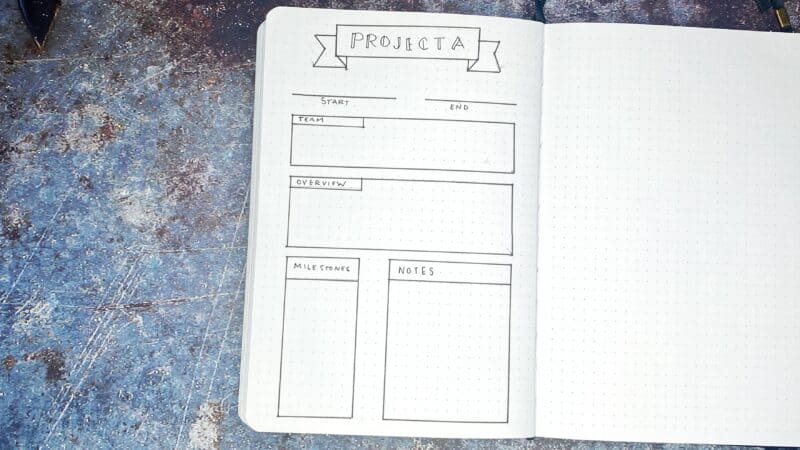 Project Management In Your Bullet Journal | Masha Plans
