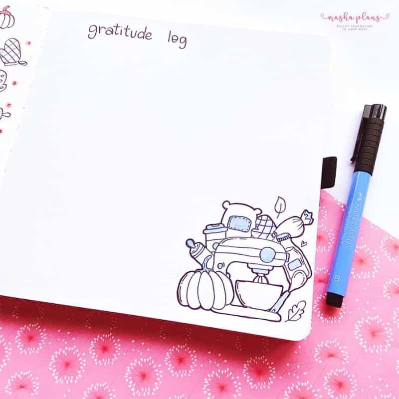 Cozy Baking Bullet Journal Theme: November Plan With Me | Masha Plans