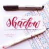 11 Simple Ways To Add Shadow To Your Brush Lettering | Masha Plans